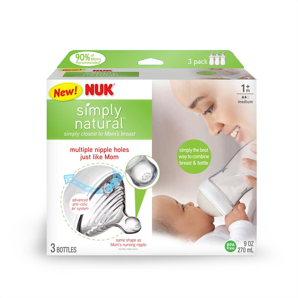 NUK® Simply Natural™ Bottle 9oz | NUK Canada